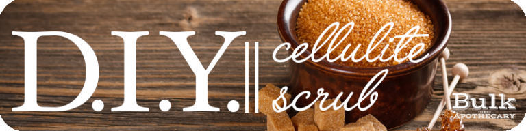 Cellulite DIY Scrub Recipe